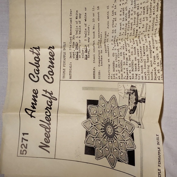 Anne Cabot's Craft Corner Design | Accents | Vintage Anne Cabots ...